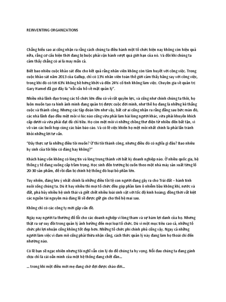 Reinventing Organizations - Ebook | PDF