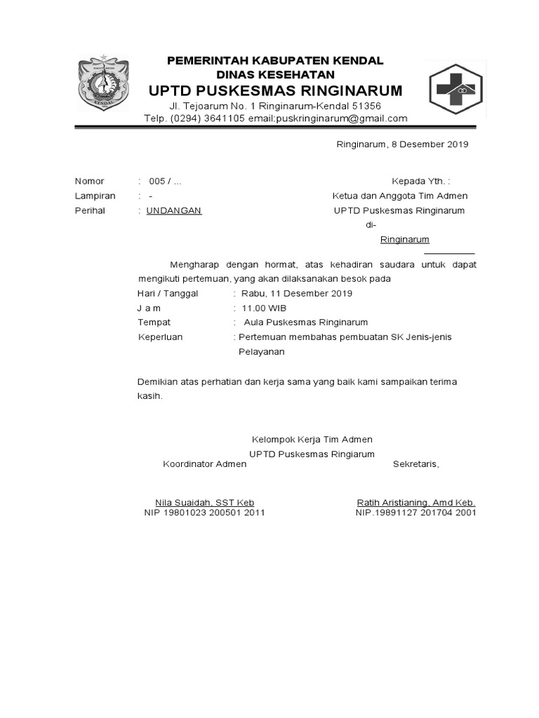 Undangan Revisi Review | PDF