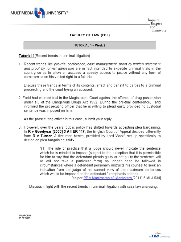 Week 2 Tutorial | PDF