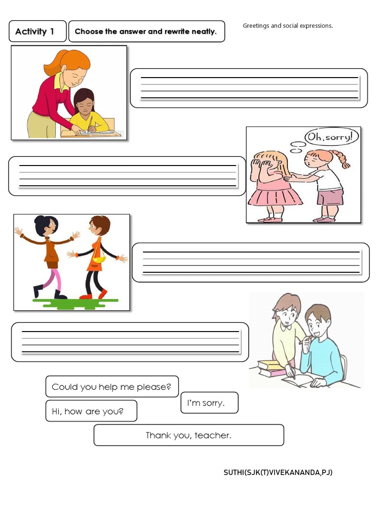 Eetings and Social Expressions | PDF