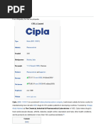 CIPLA Annual Report | PDF | Balance Sheet | Cash Flow Statement