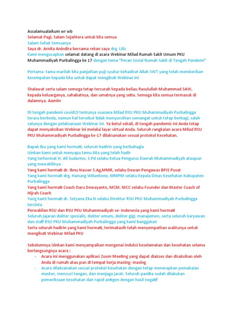 Script Webinar | PDF | Ilmu Sosial