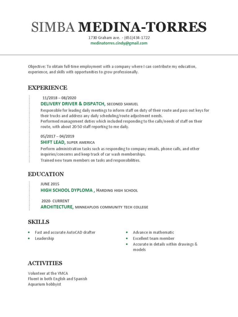 Arch Resume Revit | PDF