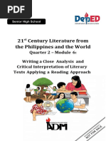 EDITED - 21st Century Lit - Q1 - Module 5 - Elements of Short Story ...
