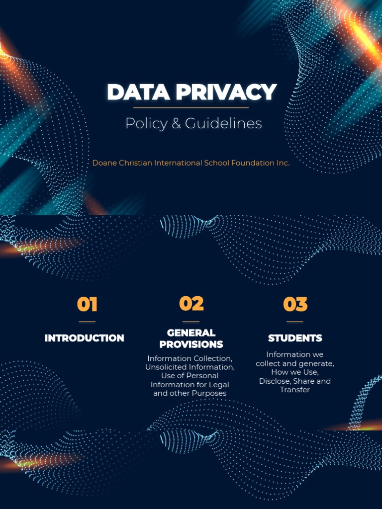 Data Privacy Policy and Guidelines | PDF | Privacy | Domain Name Registrar