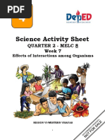 Science 4 Activity Sheet Q3 WK 1 | PDF | Force