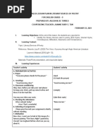 Lesson Plan (SENSORY IMAGES) | PDF | Senses | Perception