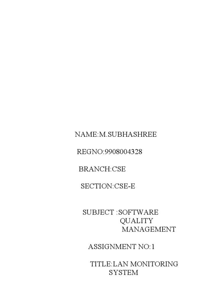 Monitor LAN Activity with .NET and Oracle | PDF | Software Testing ...