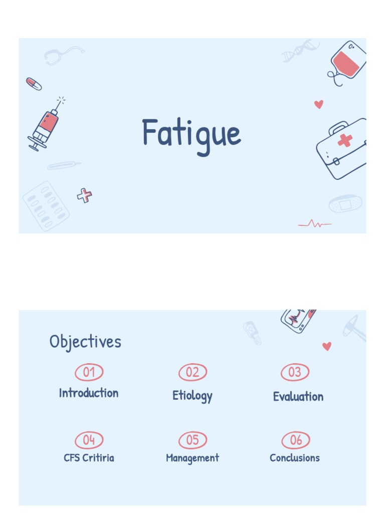 Fatigue | PDF | Chronic Fatigue Syndrome | Medical Diagnosis