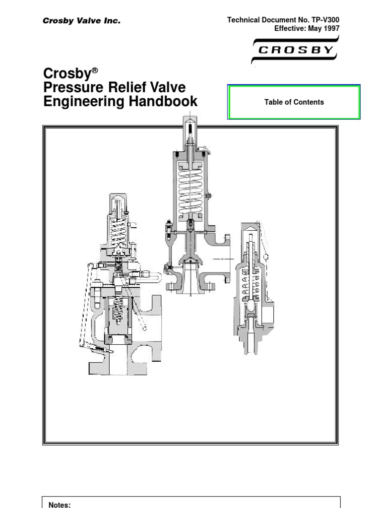 Crosby Valves Handbook | Download Free PDF | Valve | Pressure