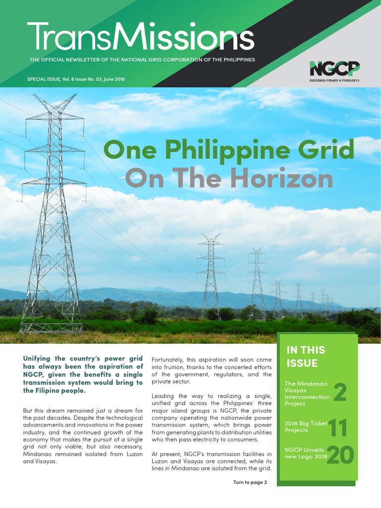 One Philippine Grid: On The Horizon | PDF | Electrical Grid | Electric ...