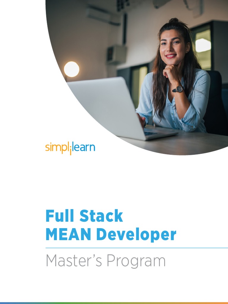 Full Stack MEAN Developer: Master's Program | PDF | Web Application | Java Script
