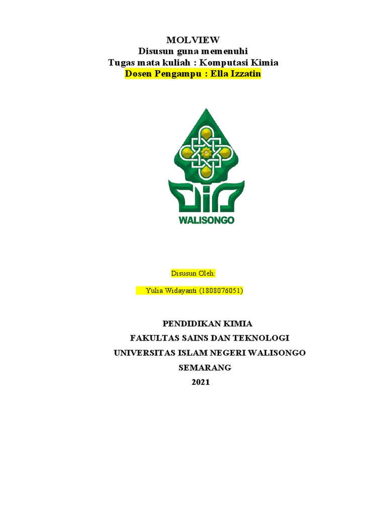 Panduan Penggunaan Aplikasi MolView | PDF