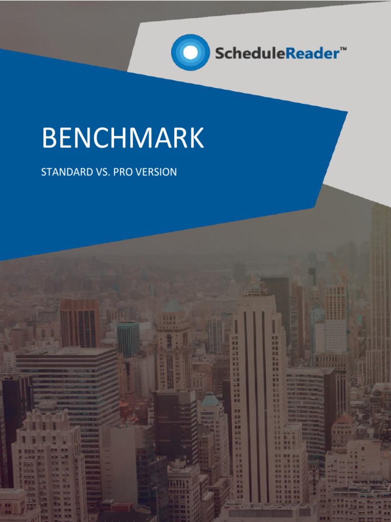 Benchmark: Standard vs. Pro Version | PDF | Microsoft Excel | Computer ...