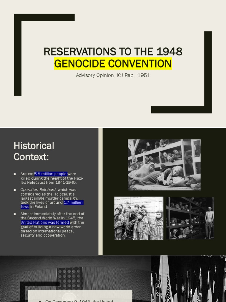 Reservations to the Genocide Convention | PDF | Public Law ...
