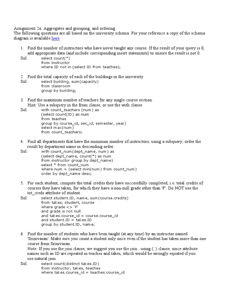 Assignment 2a | PDF | Sql | Data Management Software