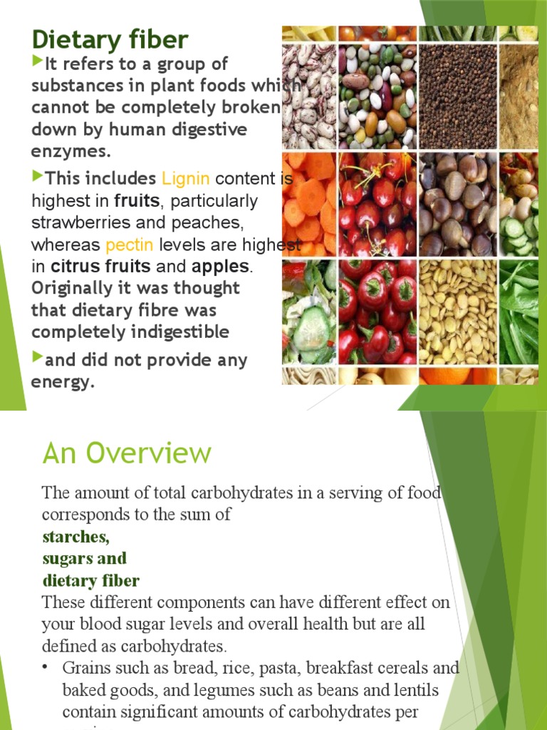 Understanding Dietary Fiber and Its Benefits | PDF | Dietary Fiber ...