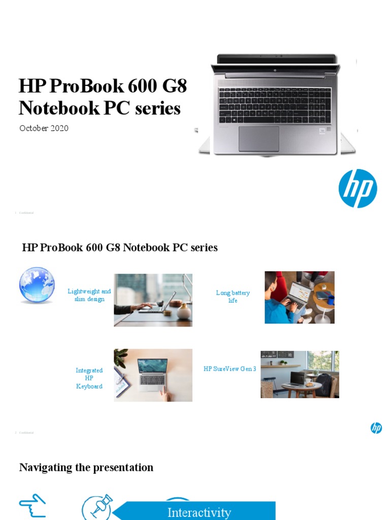 HP Probook 600 G8 Notebook PC Series: October 2020 | PDF | Laptop ...