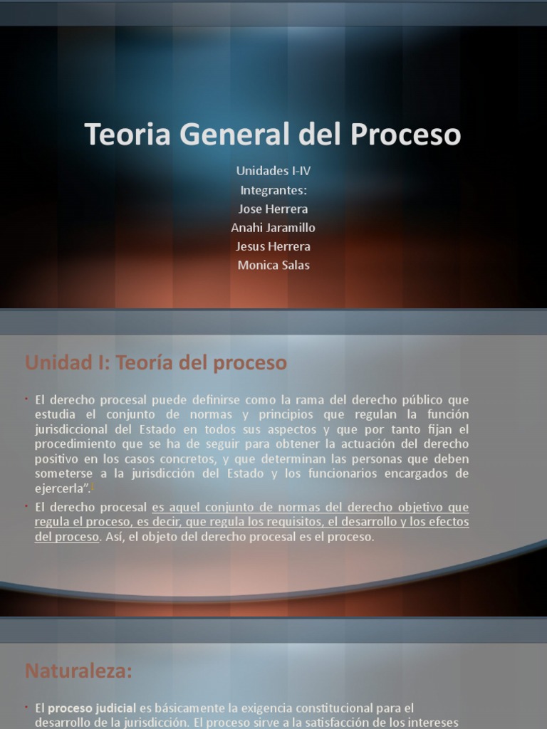 Teoria General Del Proceso | PDF | Ley procesal | Jurisdicción