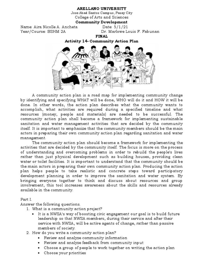 A Community Action Plan Framework for Implementing Sustainable ...