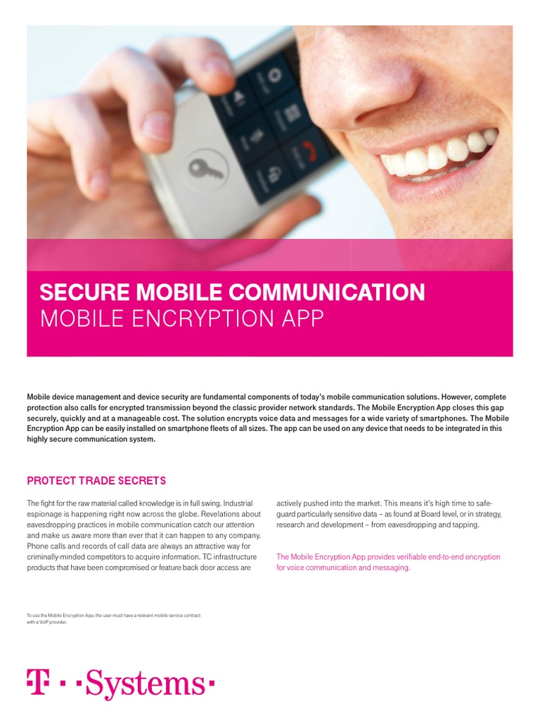 DL Mobile Encryption App Flyer | PDF
