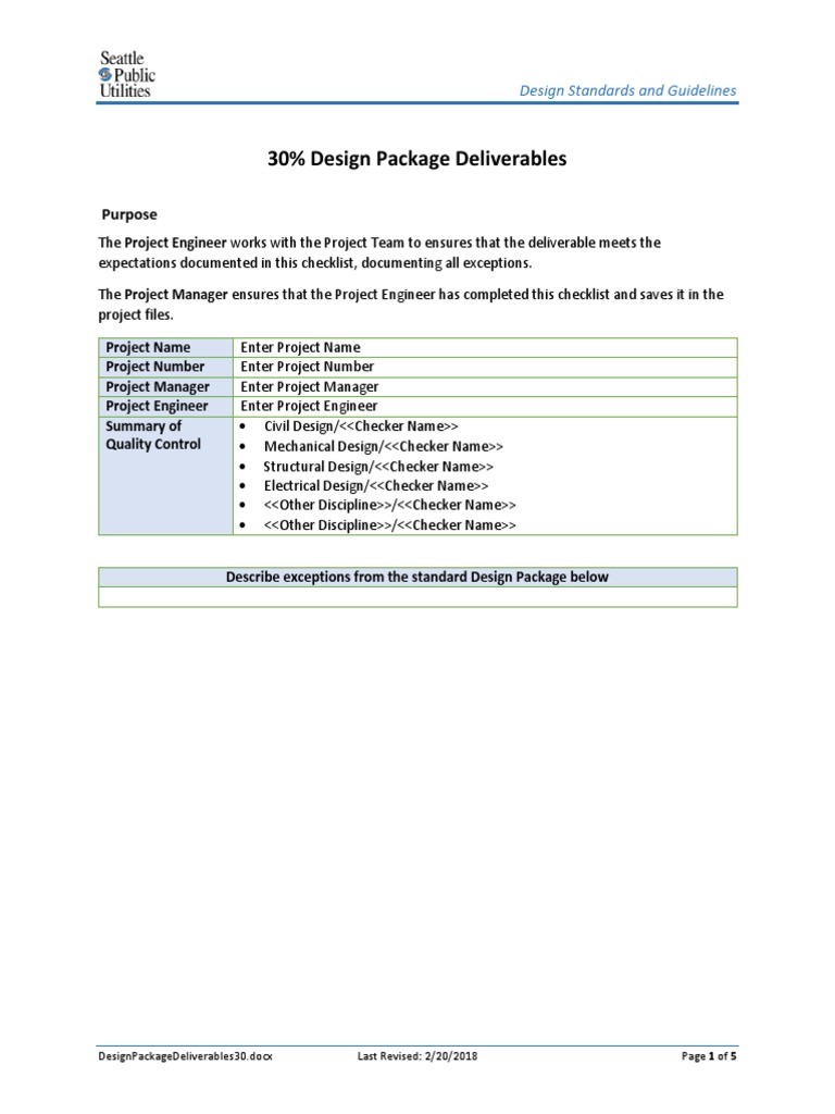 Design Package Deliverable S 30 | PDF | Specification (Technical Standard) | Verification And ...