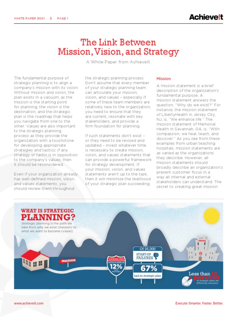 Aligning Mission, Vision, and Strategy | PDF | Strategic Planning ...