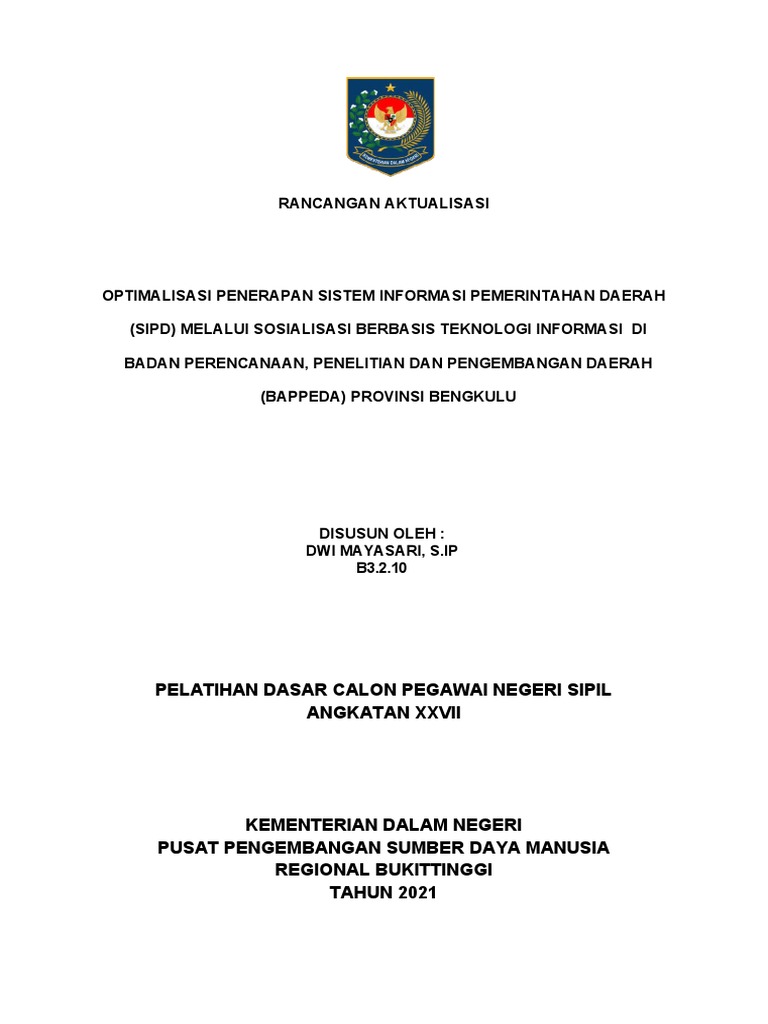 Ranc Aktualisasi Dwi Mayasari | PDF