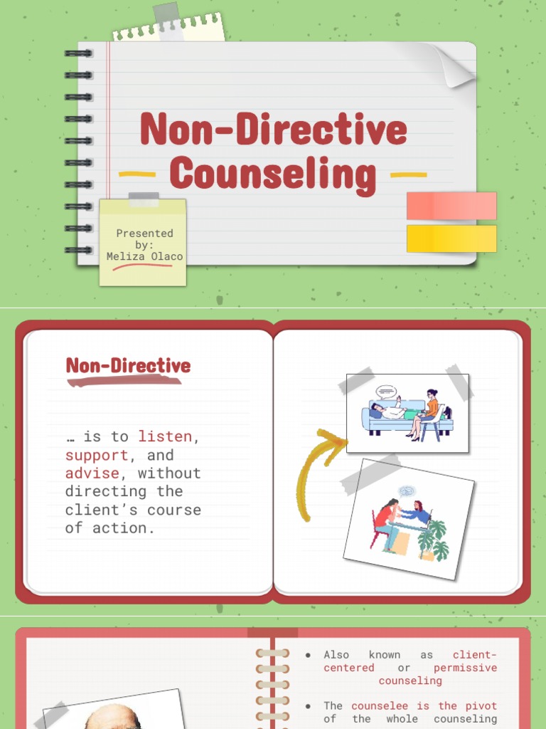 An Overview of Non-Directive Counseling: Allowing Clients to Work ...
