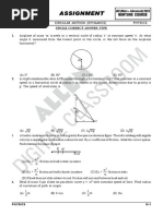 Grade 8 Physics Worksheet | PDF | Velocity | Speed