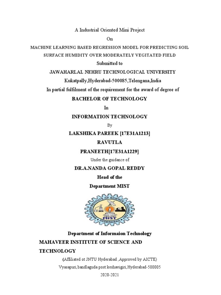 Smart Farming Report | PDF | Machine Learning | Python (Programming ...