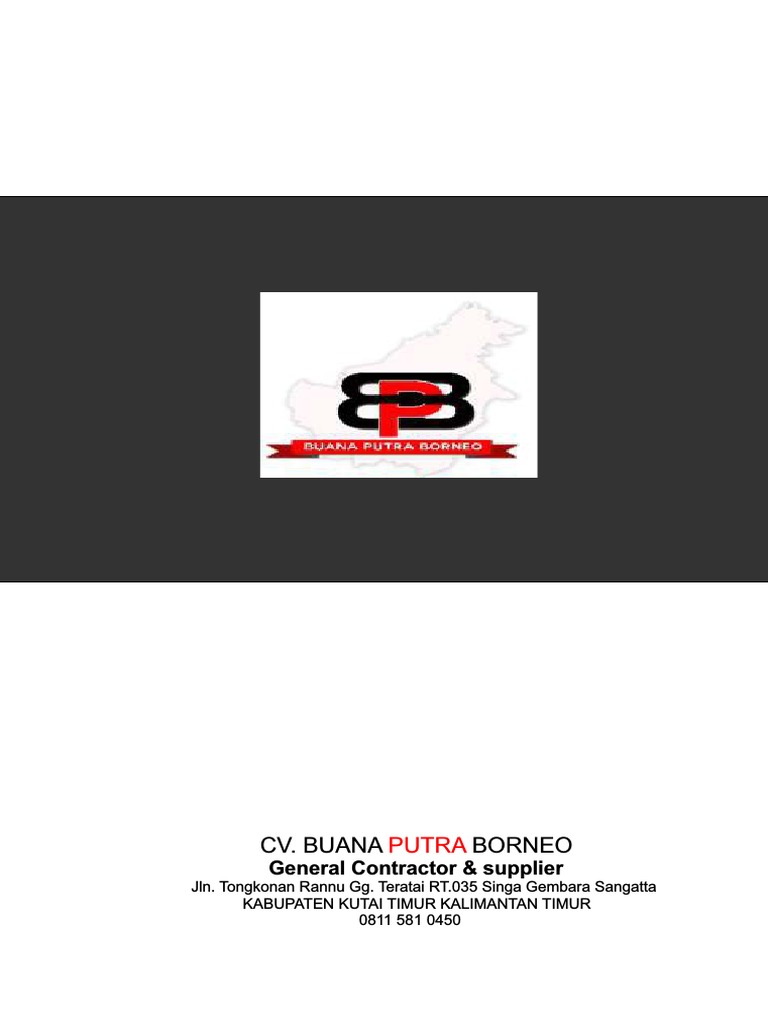 Cv. Buana Borneo: Putra | PDF