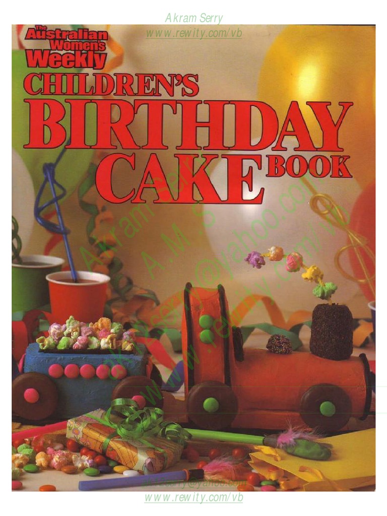 Childrens Birthday Cake Book | PDF