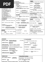 Wastewater Math Formula Sheet | PDF | Titration | Chemistry