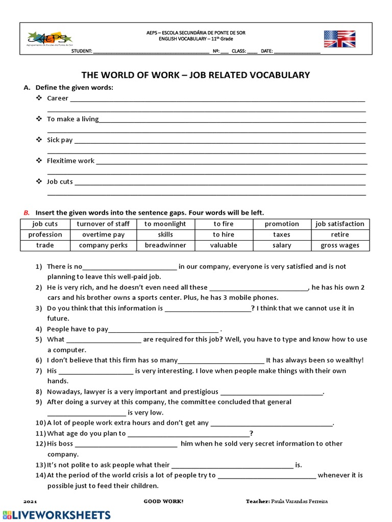 The World of Work | PDF | Employment | Labor