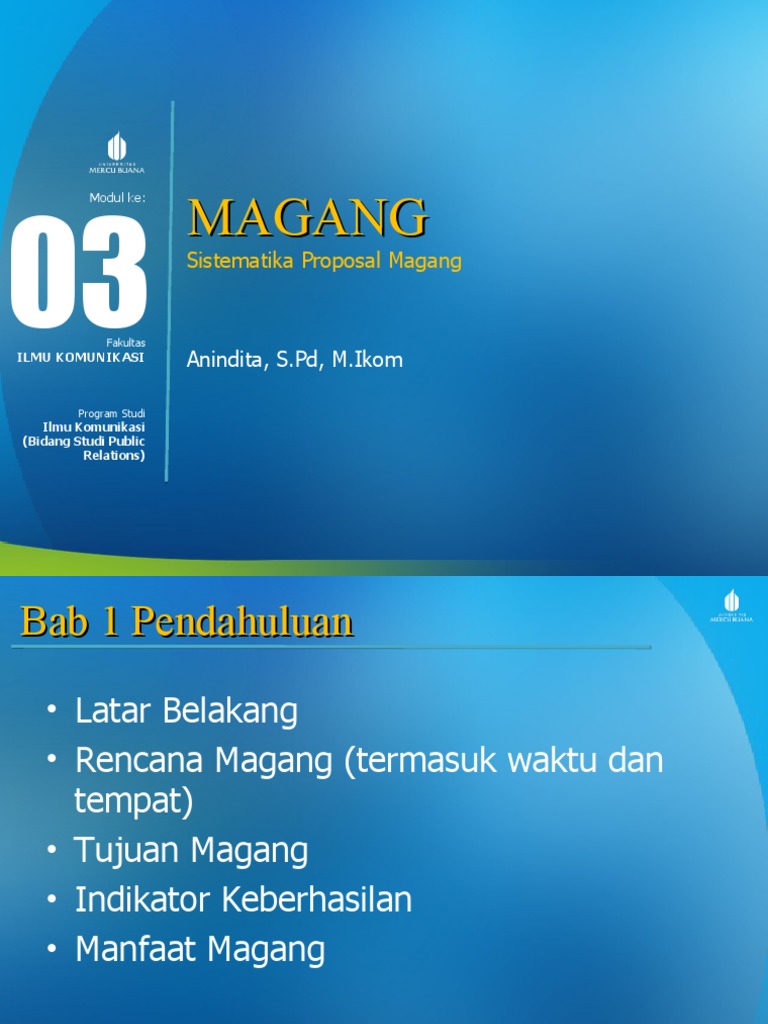 3-Magang | PDF