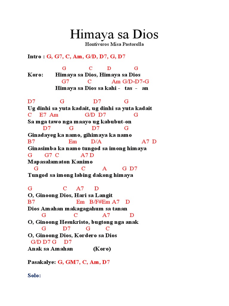 Himaya Sa Dios Pastorella | PDF