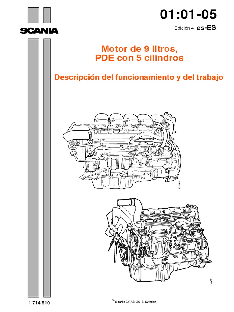 Motores Scania | PDF | Transmisión (Mecánica) | Bomba