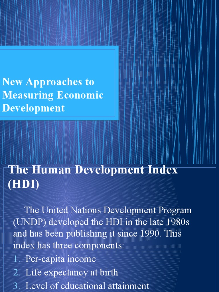 New Approaches To Measuring Economic Development | PDF | Purchasing ...