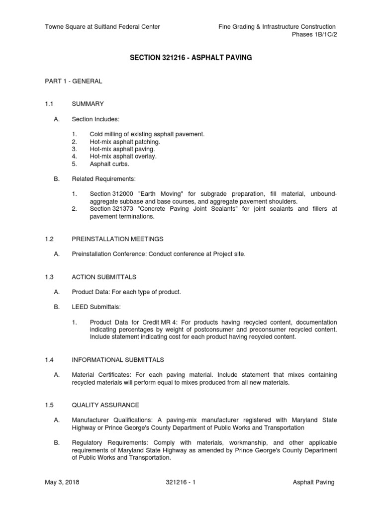 Asphalt Paving | PDF | Road Surface | Construction Aggregate