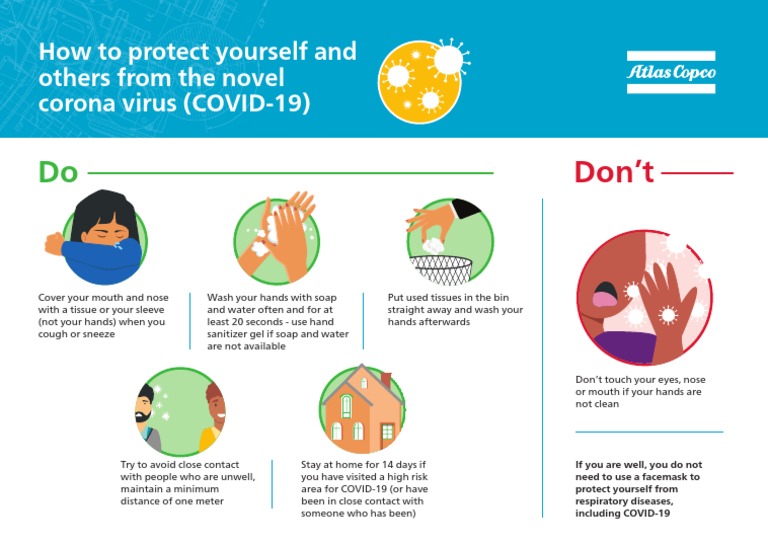 Poster, How To Protect Yourself and Others From The Novel Corona Virus ...