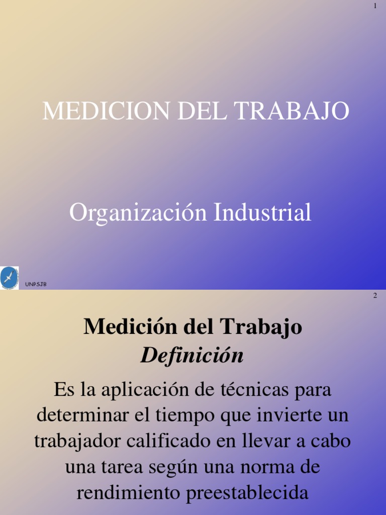 Estudio De Tiempos 2020 1 Parte Pdf Medición Ritmo