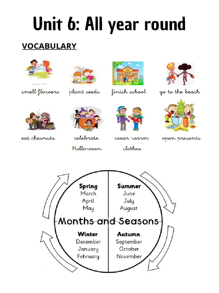 Unit 6 - All Year Round | PDF | Science & Mathematics