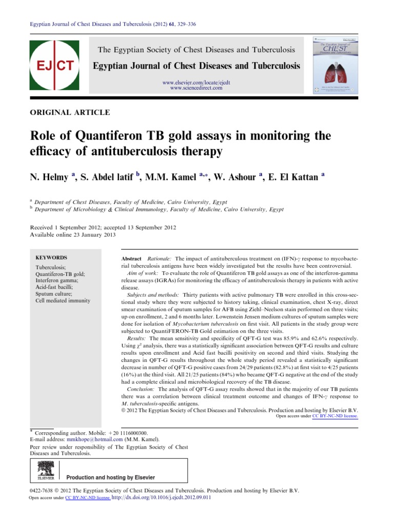 Role of Igra | PDF | Tuberculosis | Medicine