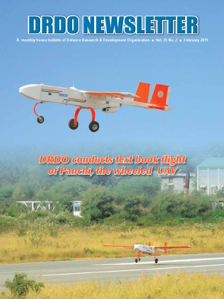 DRDO Conducts Text Book Flight of Panchi, The Wheeled UAV | PDF ...