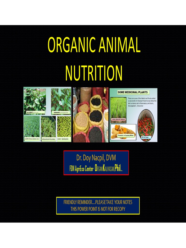 Organic Feeds Using Indigenous Microbial Fermented Imf Feeds For ...