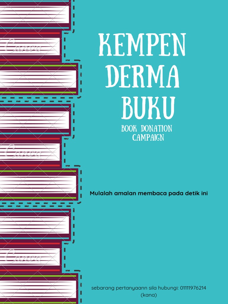Contoh Poster Kempen Derma Buku | PDF