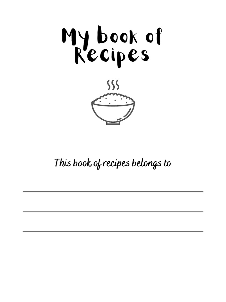 Recipe Book Sample | PDF