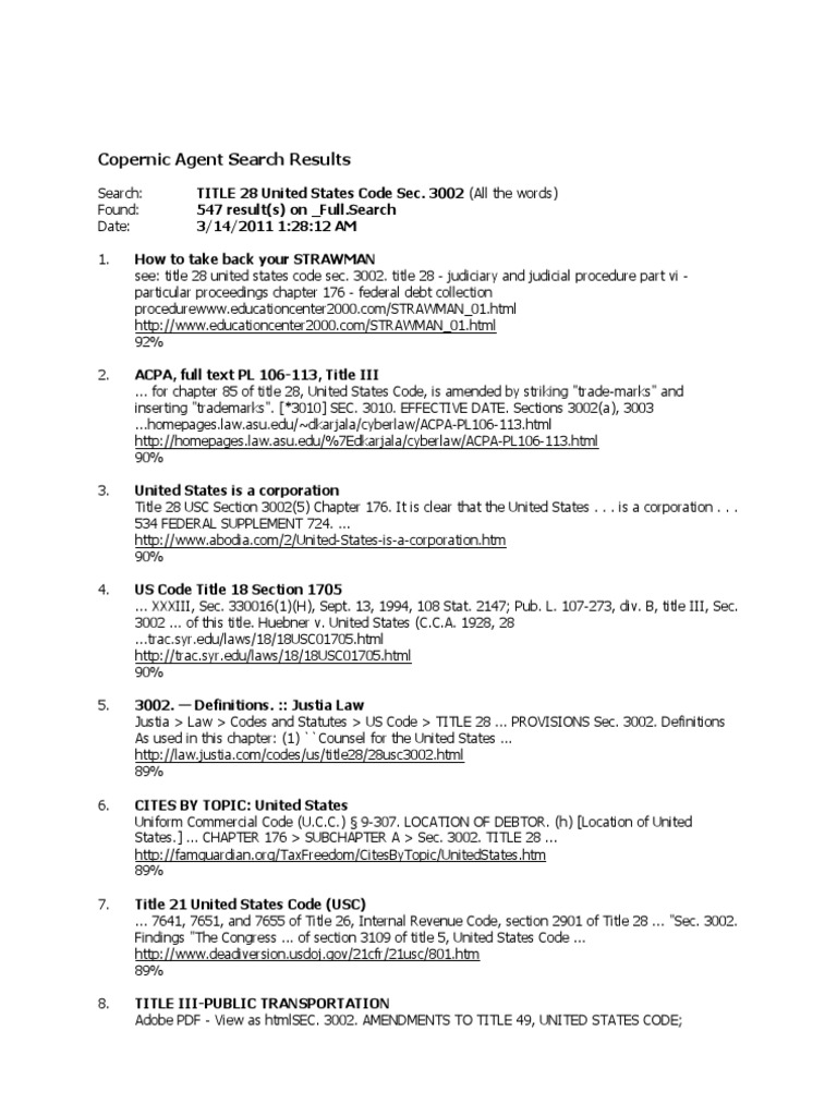 TITLE 28 United States Code Sec. 3002 | United States Code | Internal ...