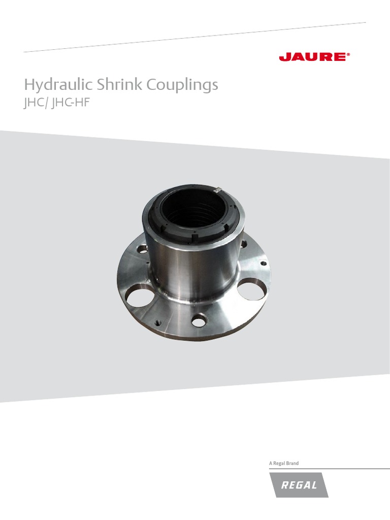 Hydraulic Shrink Couplings: JHC/ JHC-HF | PDF | Machines | Mechanical ...